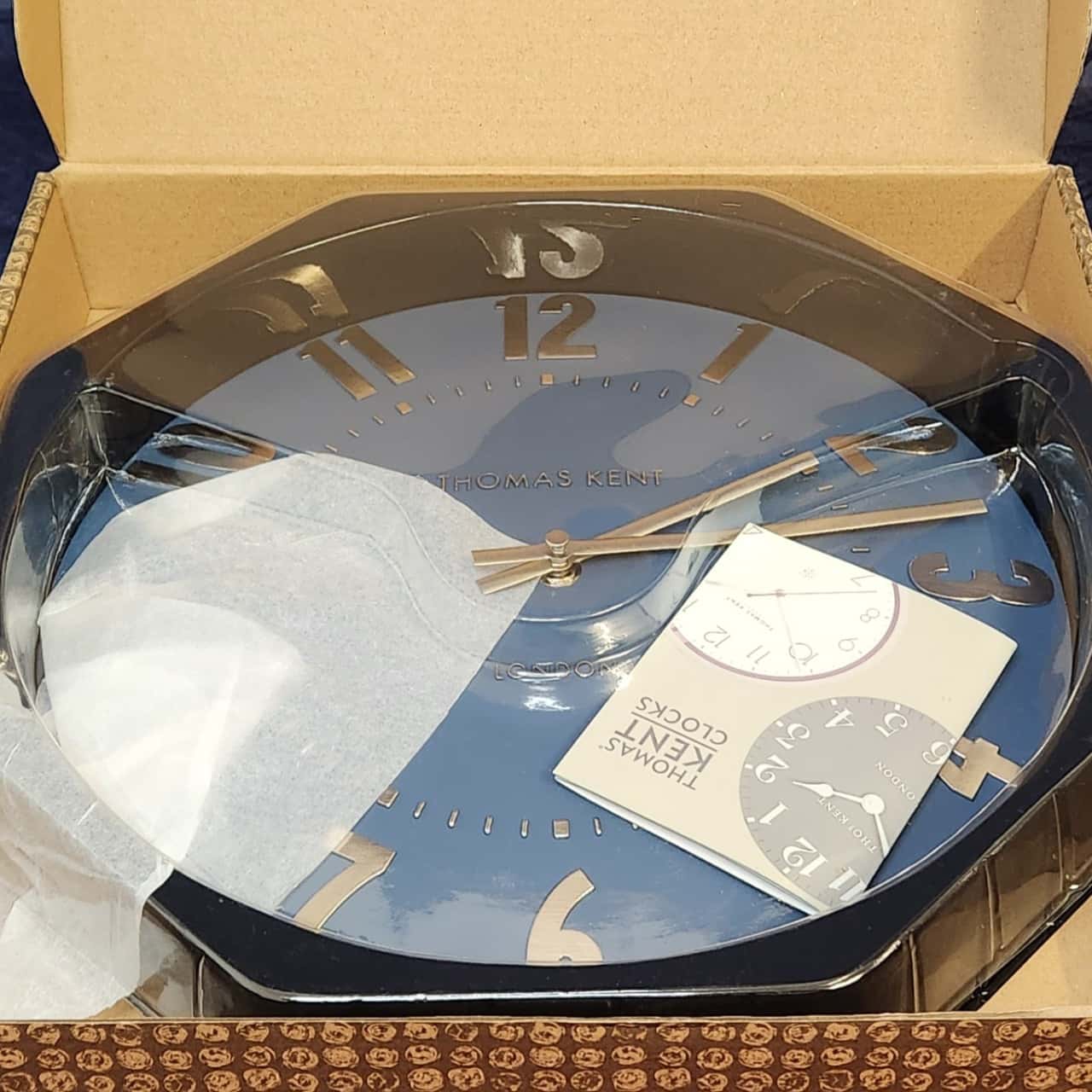 Thomas Kent Clocks Mulberry Midnight Blue Wall Clock(s)