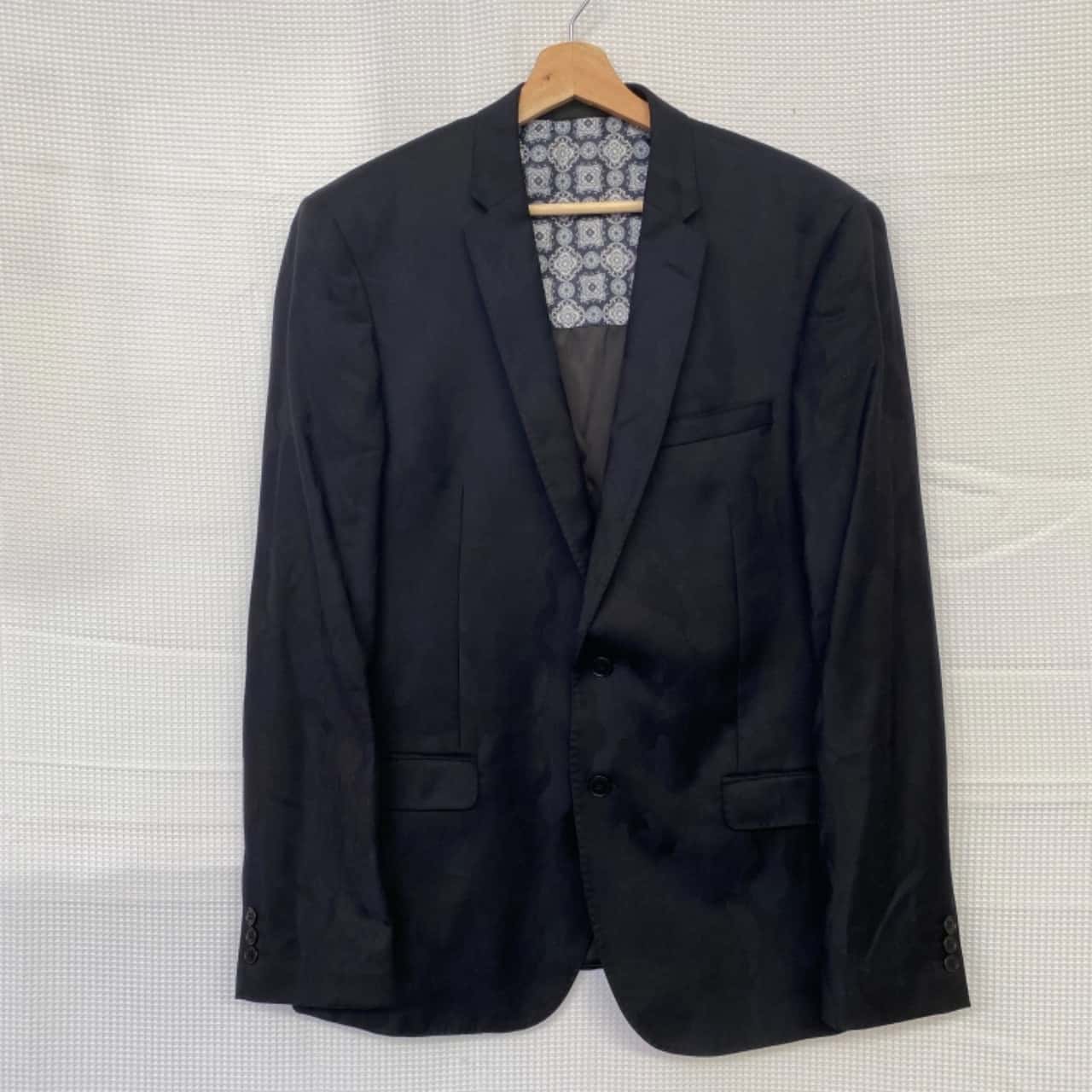 Peter Jackson Mens Size L / XL Suit Jacket Navy Blue