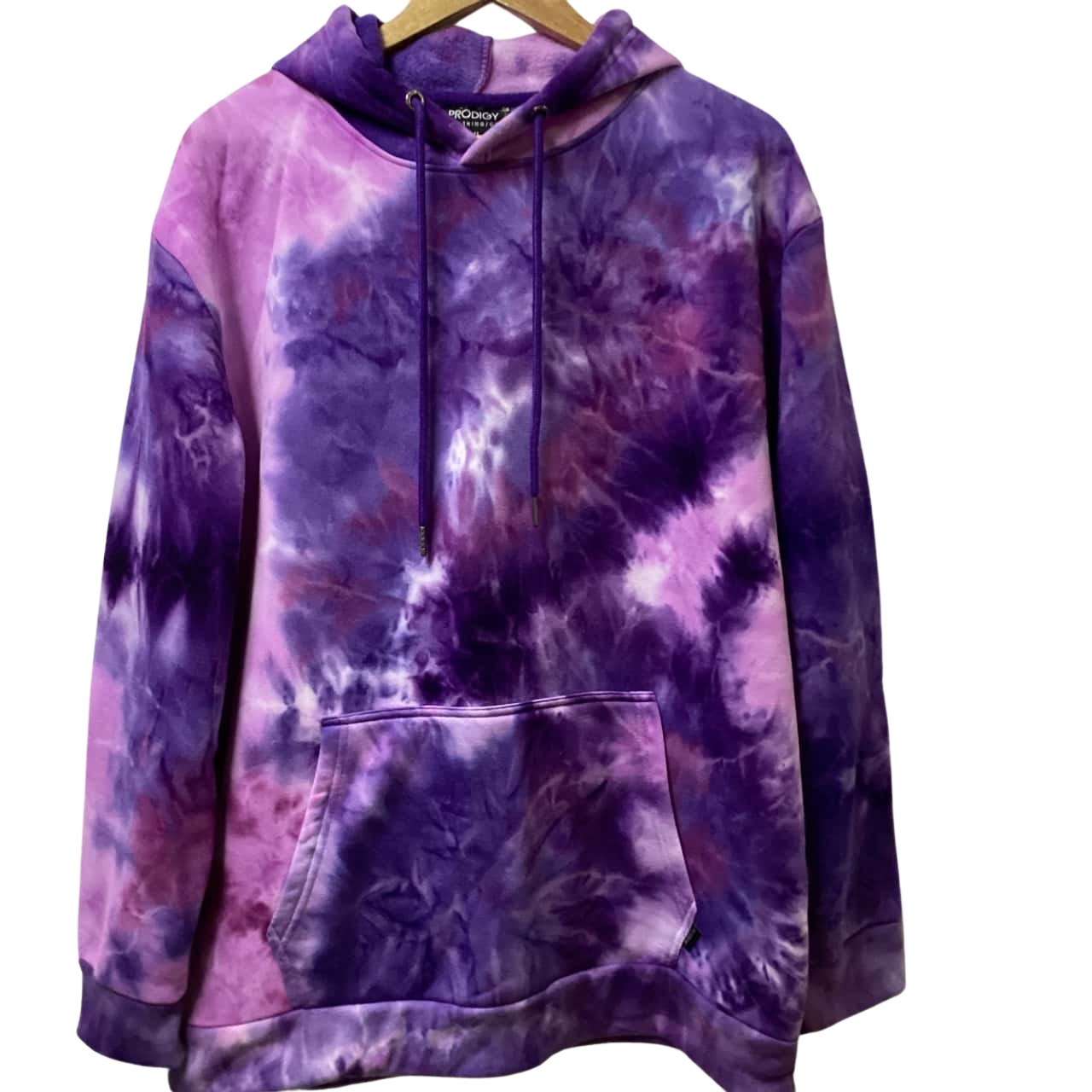 Prodigy Unisex Tie Dye hoodie jumper ,Size XXL ,Pattern / Purple (s)