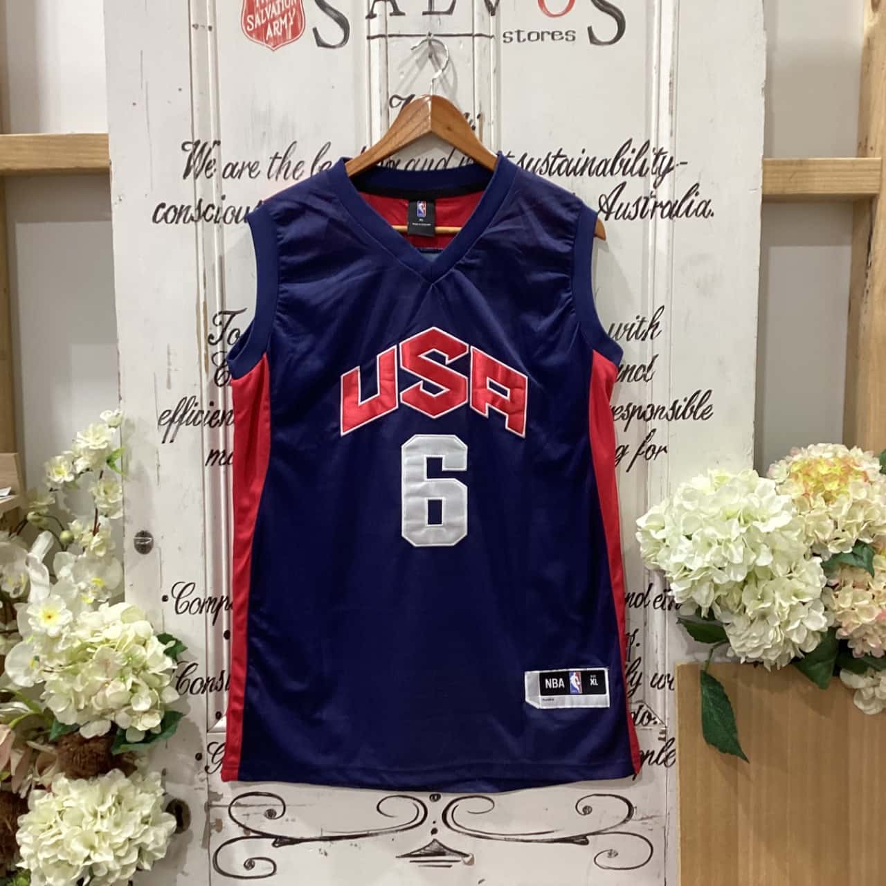 NBA Brand! Basketball jersey vest! Le Bron James. No:6 USA dream team ...
