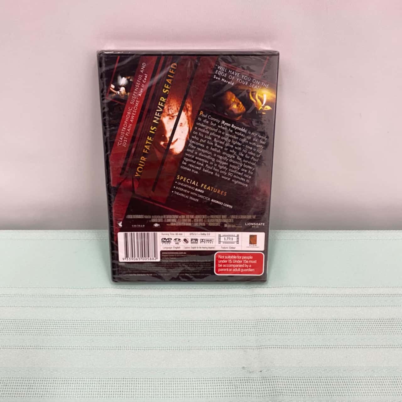 Buried DVD New Sealed - Ryan Reynolds (s)