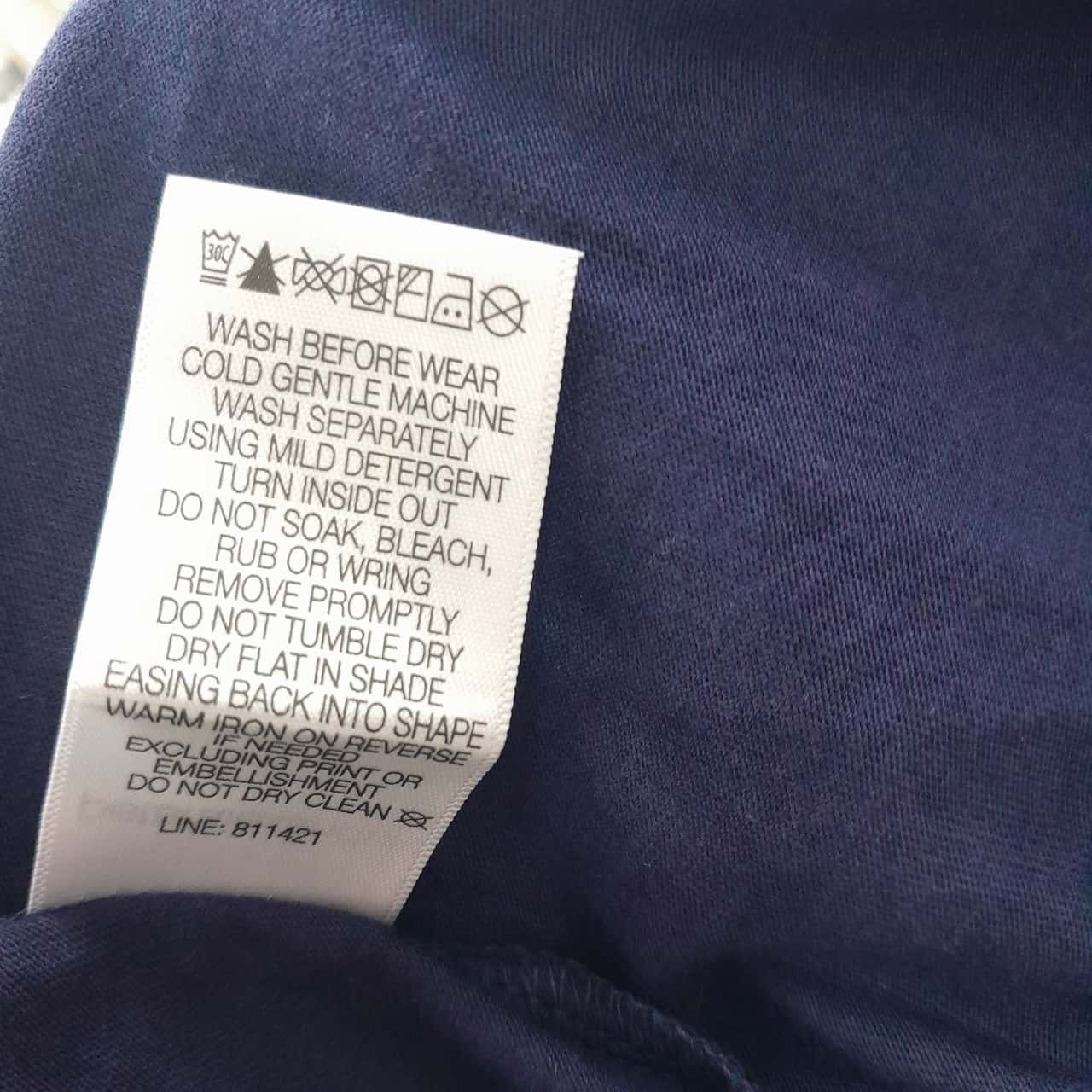 Peter Alexander Womens Size S Navy Blue / White (s)