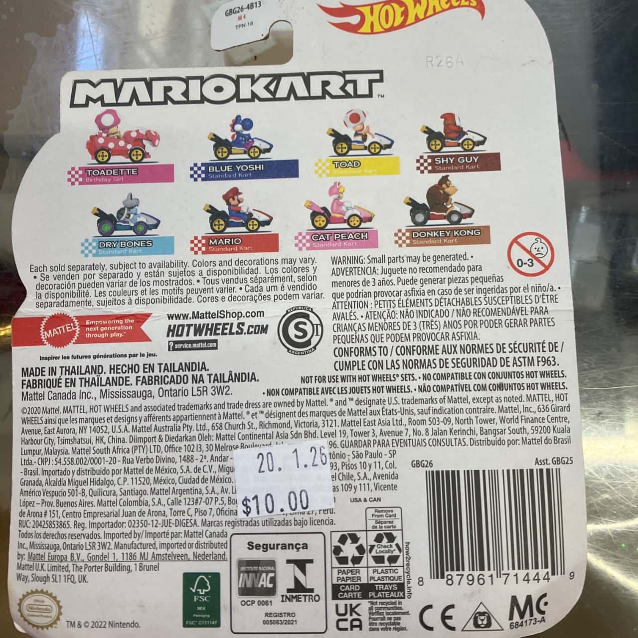 Hot wheels mariokart. Mario standard kart