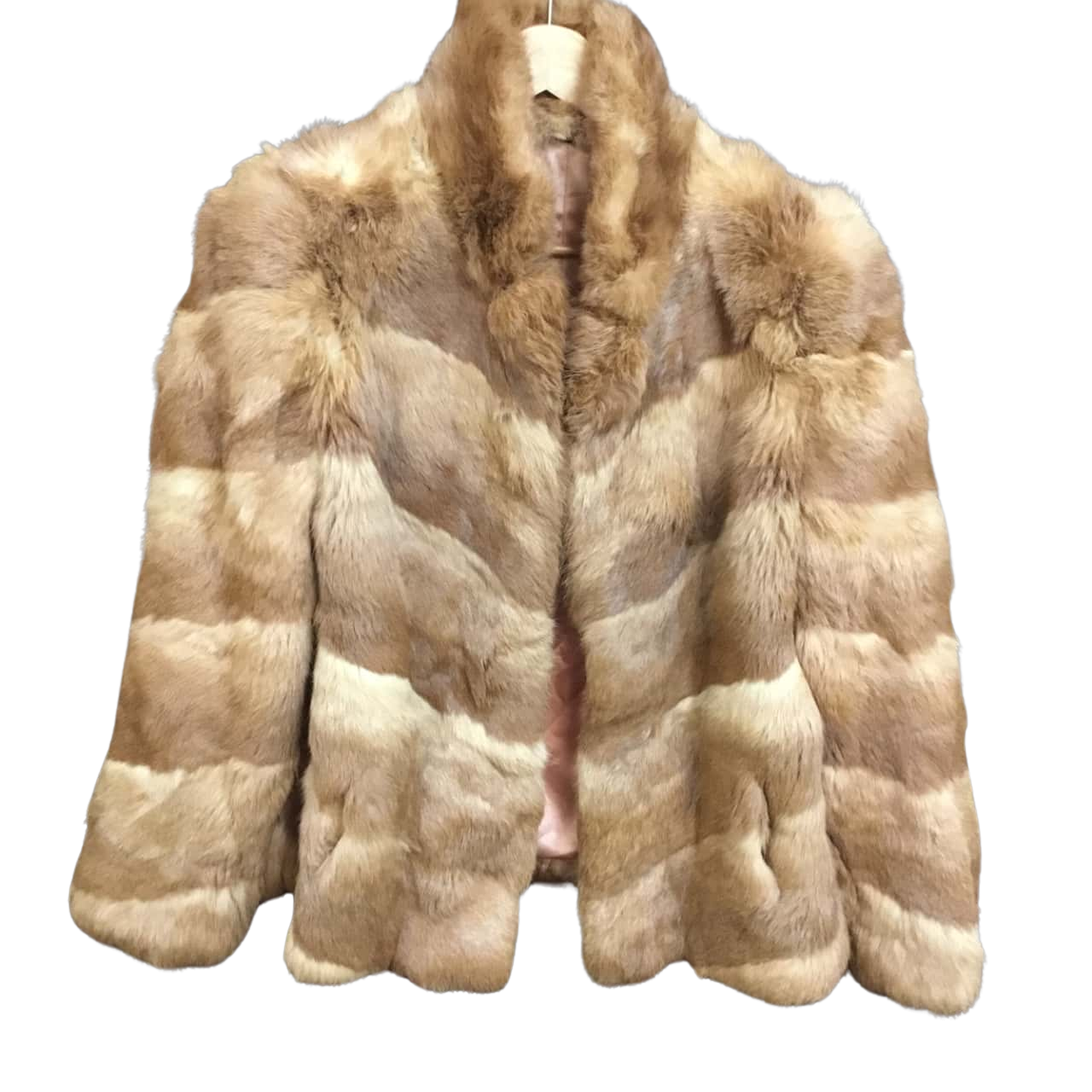 *VINTAGE*Tan & Cream Fur Jacket(s)