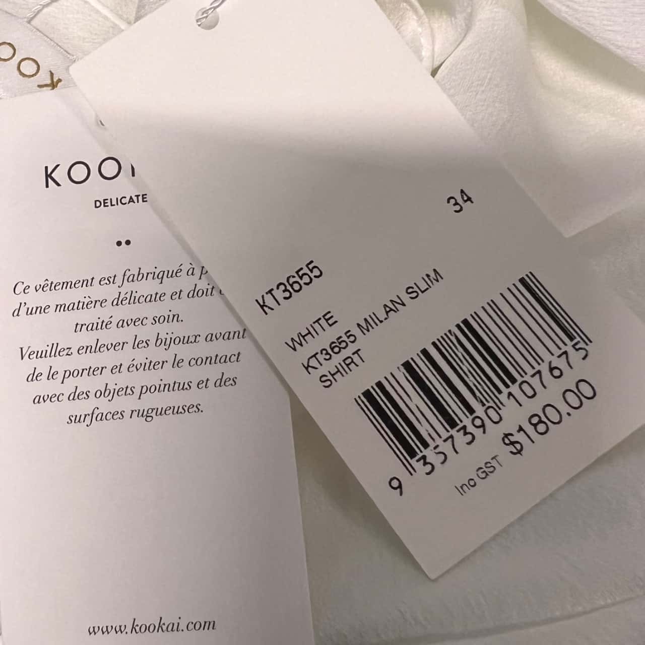 Kookai Womens Size 8 Shirts & Blouses White (s)