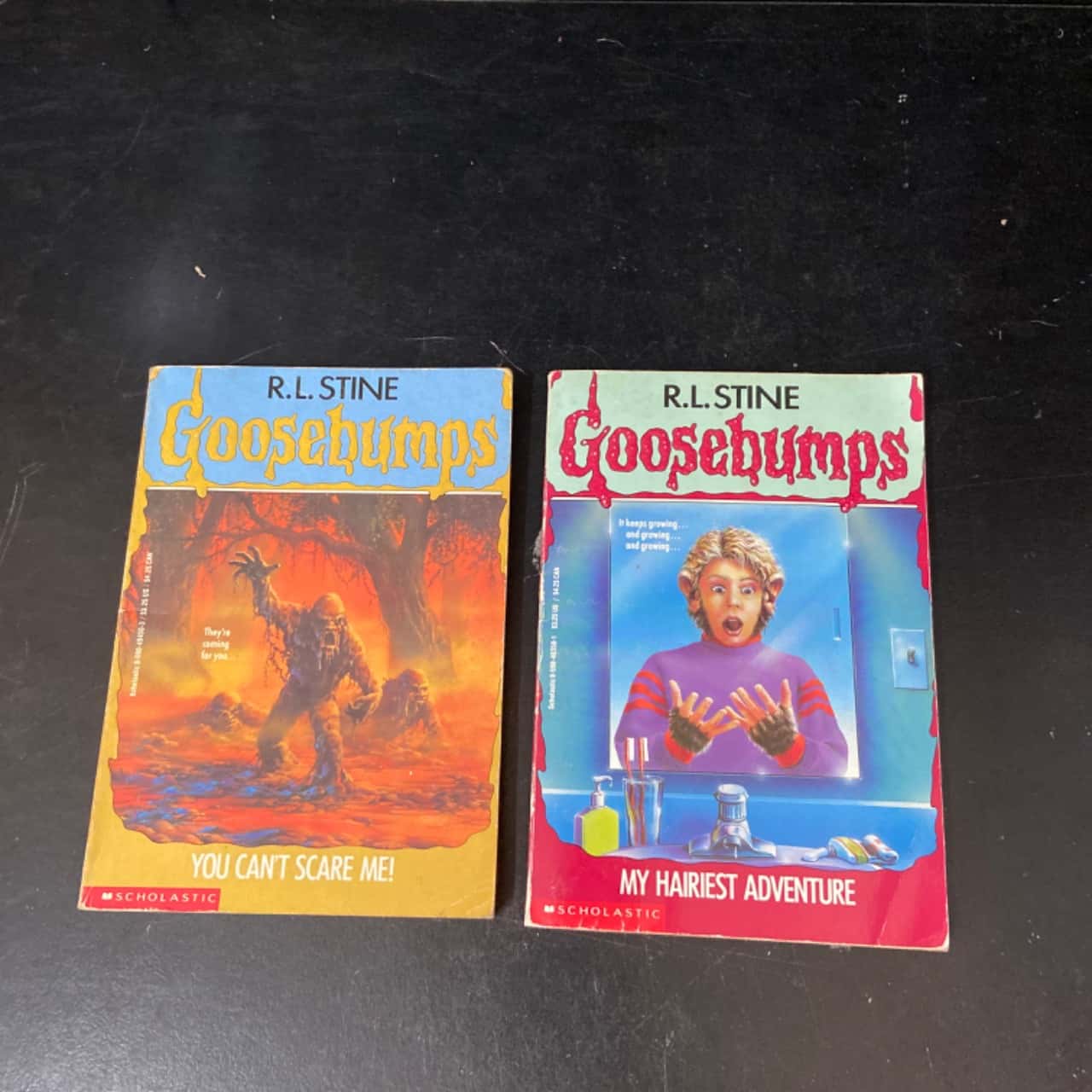 2 Goosebumps books by R.L Stine