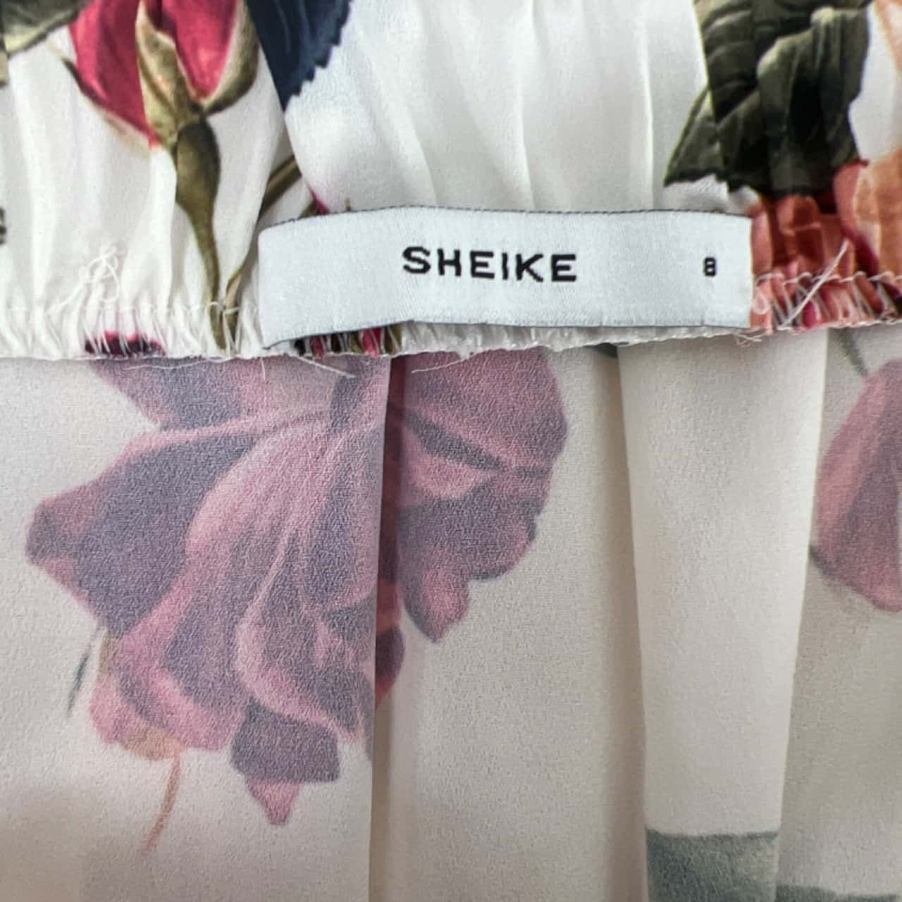 Sheike Size 8 Off The Shoulder Floral dress(s)