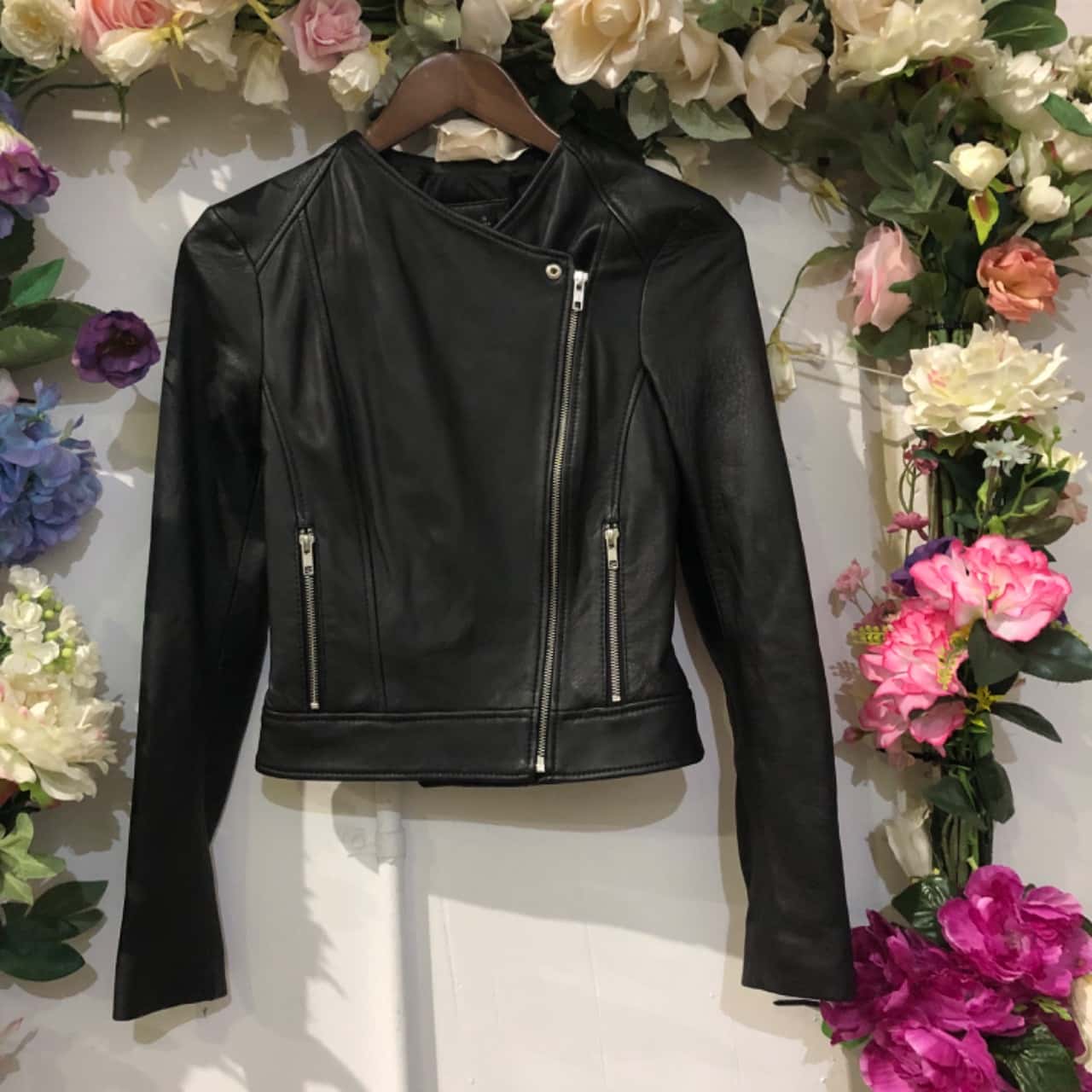 Kookai Size eur36 Biker Jacket Black