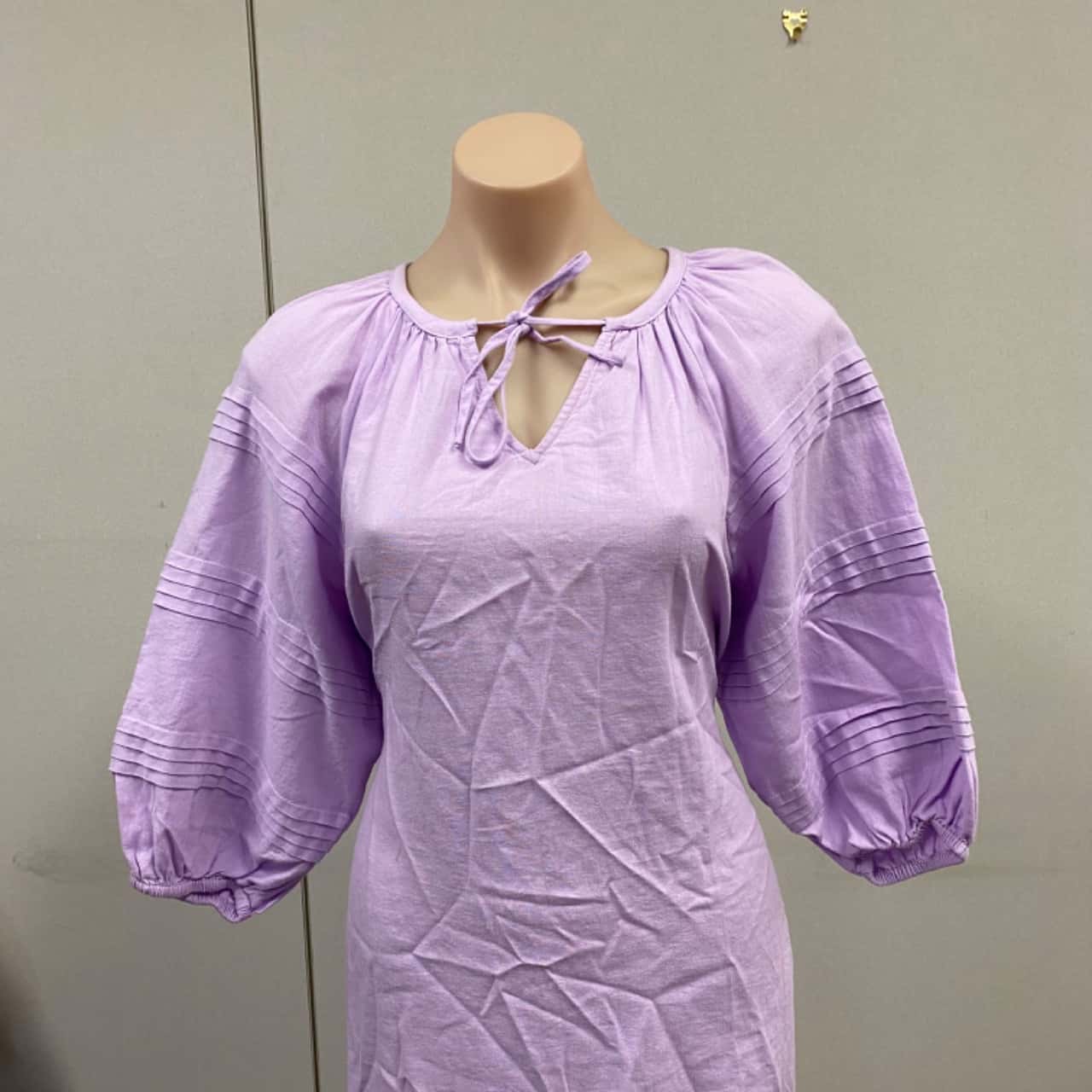 Sussans Purple Linen Flow Dress (s)