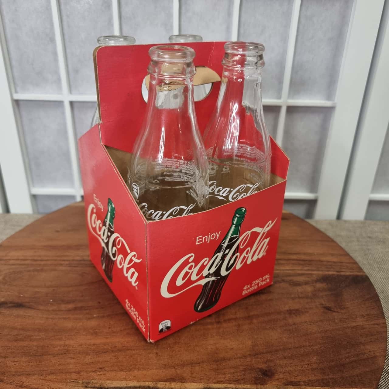 Coca~Cola 4 Pack Glass Bottles