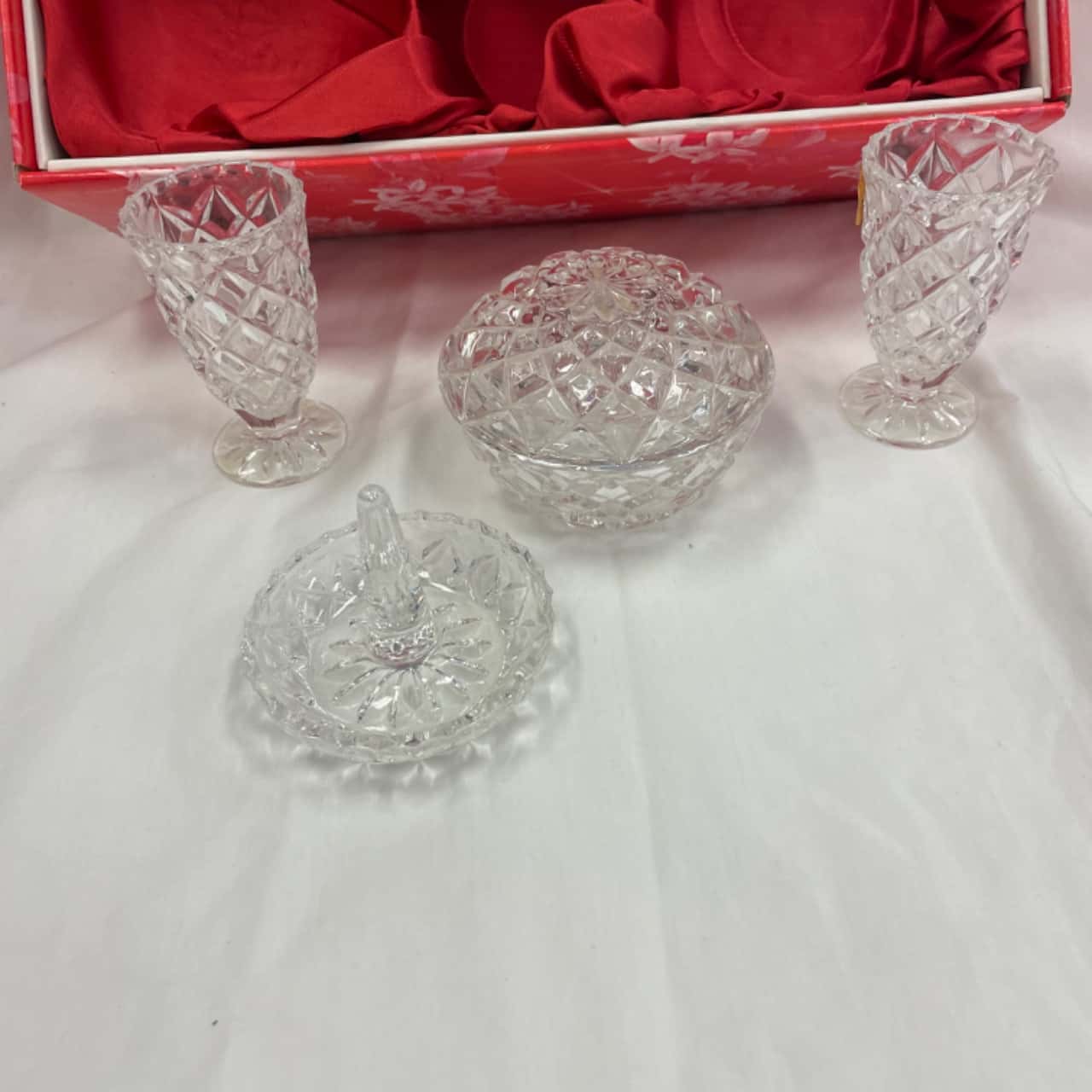 Bohemians S Lead Crystal Dressing Table Set