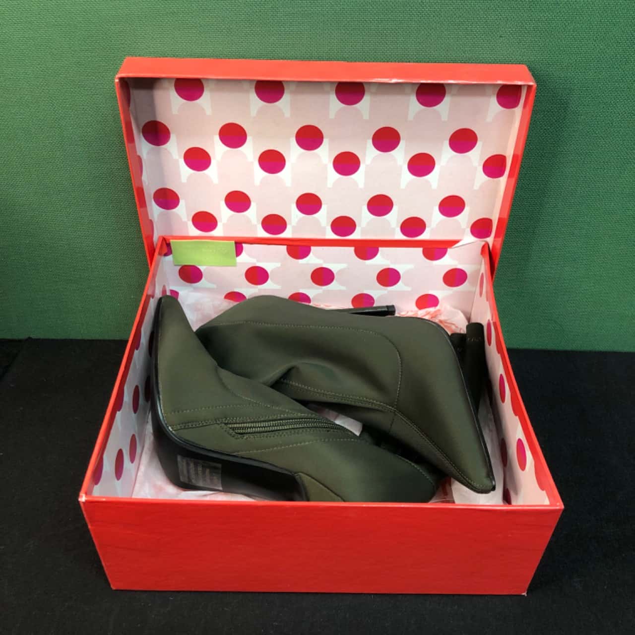 Therapy Khaki Green Sarita Boots Women's Size 7(s)