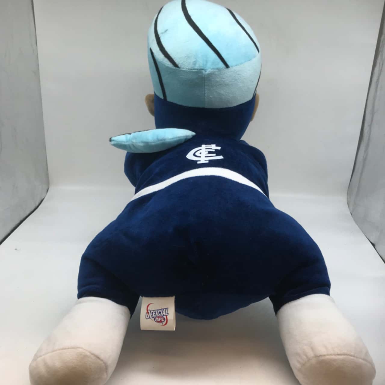 NWOT AFL 46cm Pillow Pets Captain Carlton Blues/Soft Plush Cushion ...