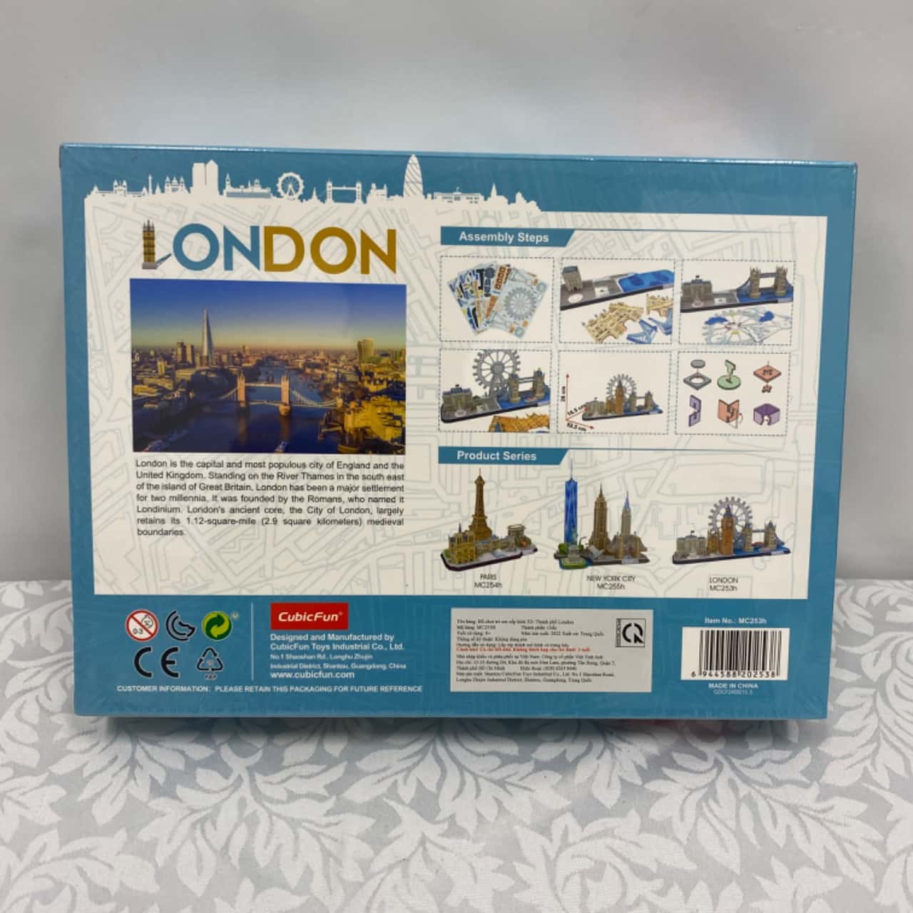 Cubic Fun City Line London 3D Puzzle BNWT(s)