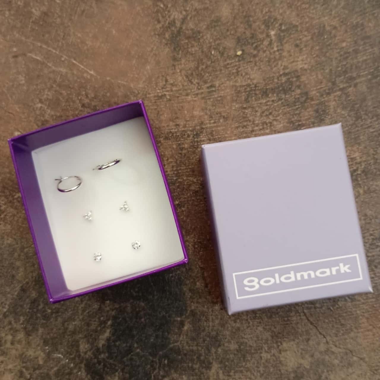 Set 3 Goldmark Stamped '925' Earrings(s)