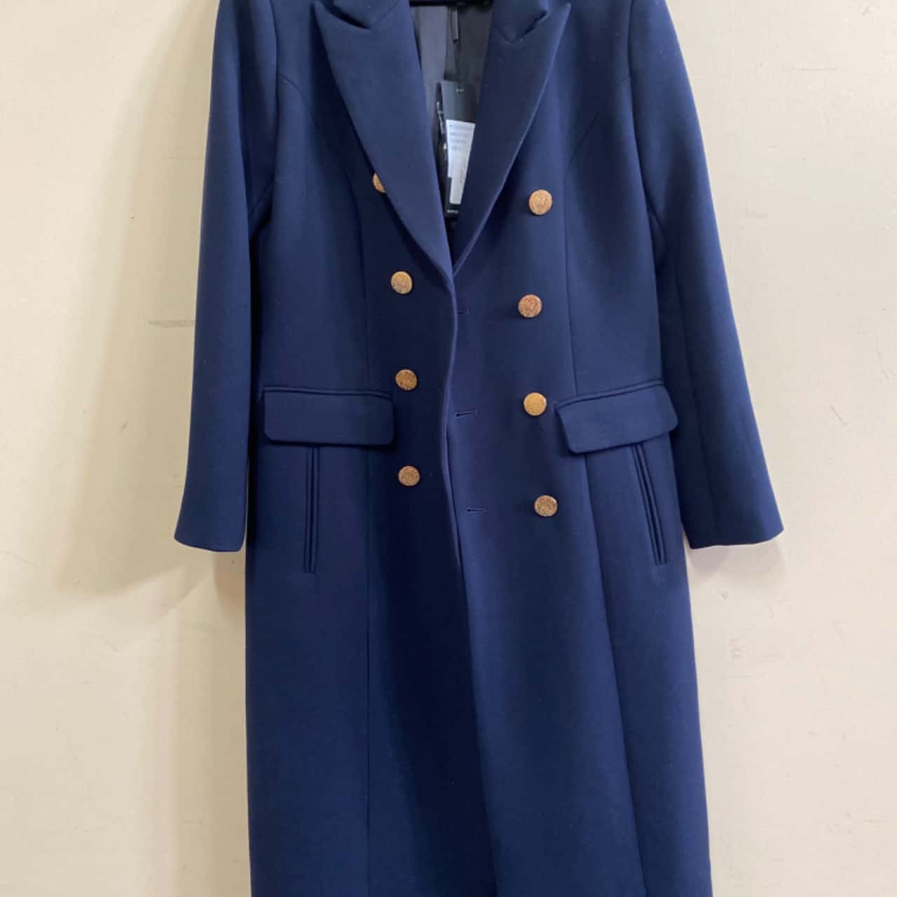 Elliatt Womens Size M Winter Coat Navy Blue (s)