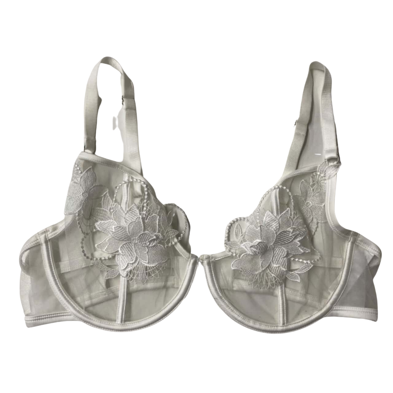 Bras N Things Womens Size 12D/DD White (s)