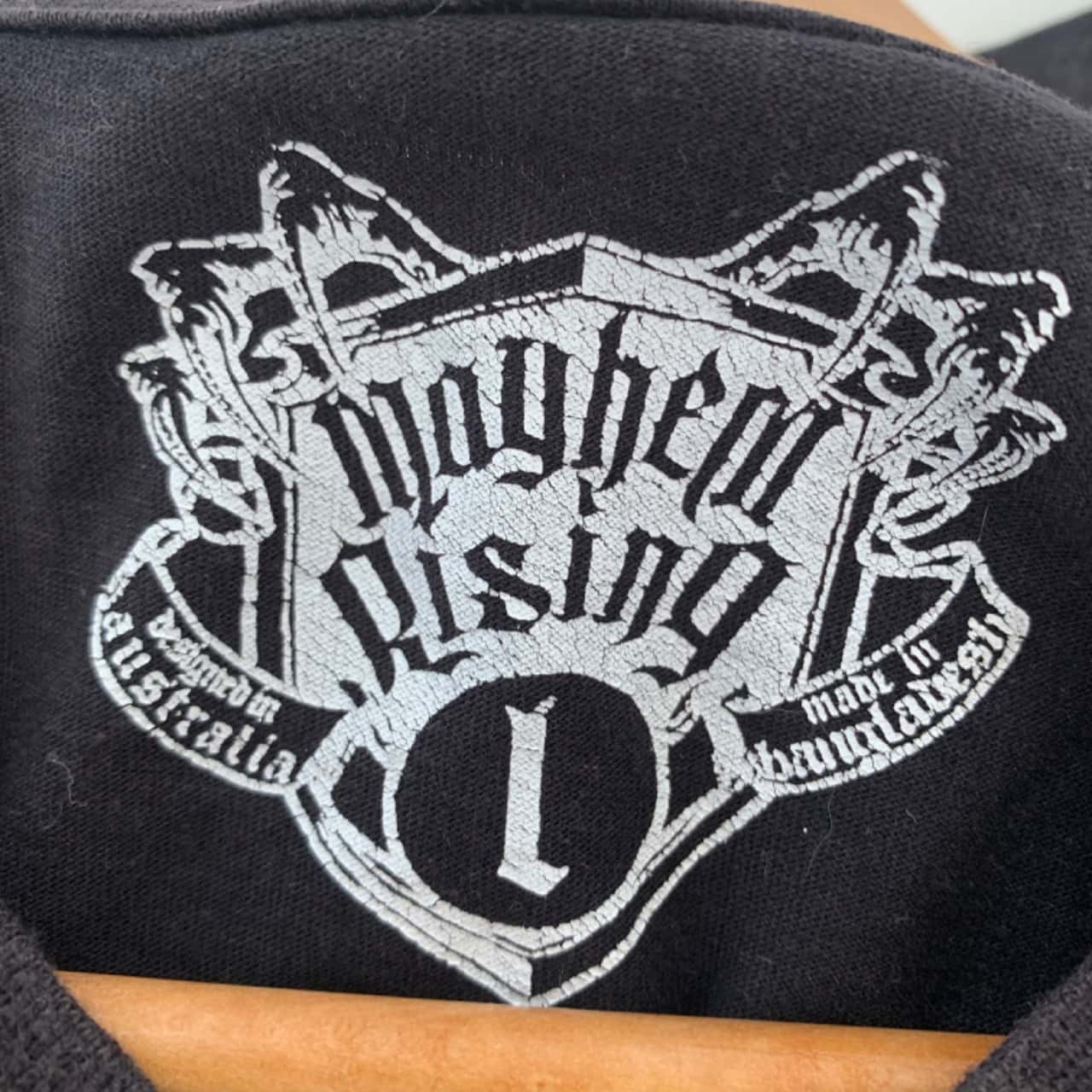 Mayhem Rising Large Black Graphic Shirt(s)