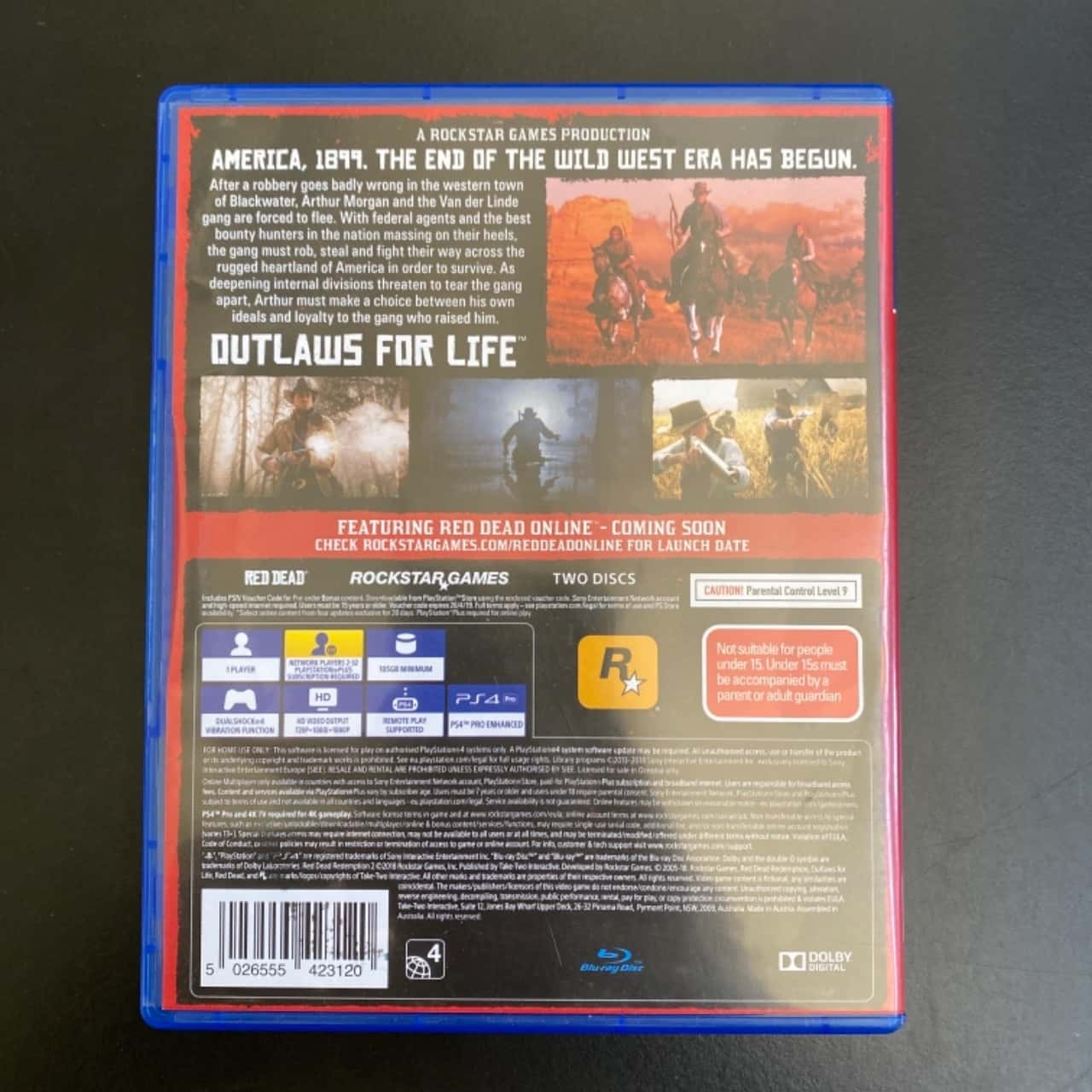 PS4 Game RED DEAD REDEMPTION II(s)
