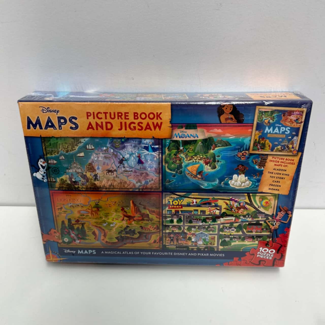 NEW - Disney Maps: Picture Book and Jigsaw(s)