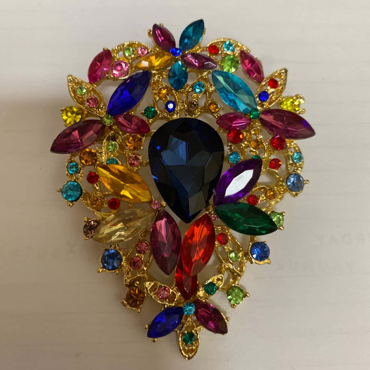 Womens Brooch Multicoloured retro(s)