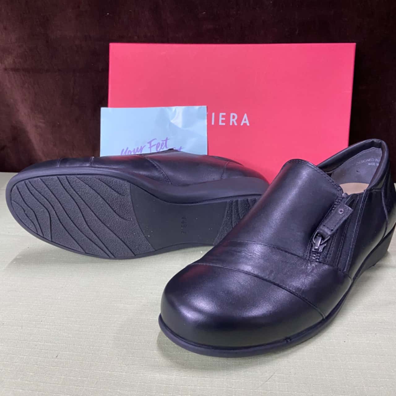 Ziera Sage Zip On Work Shoe(s)
