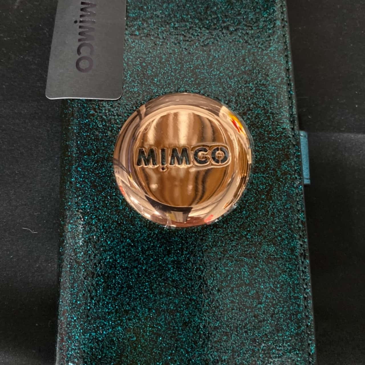 Mimco jade Green mobile phone case new (s)