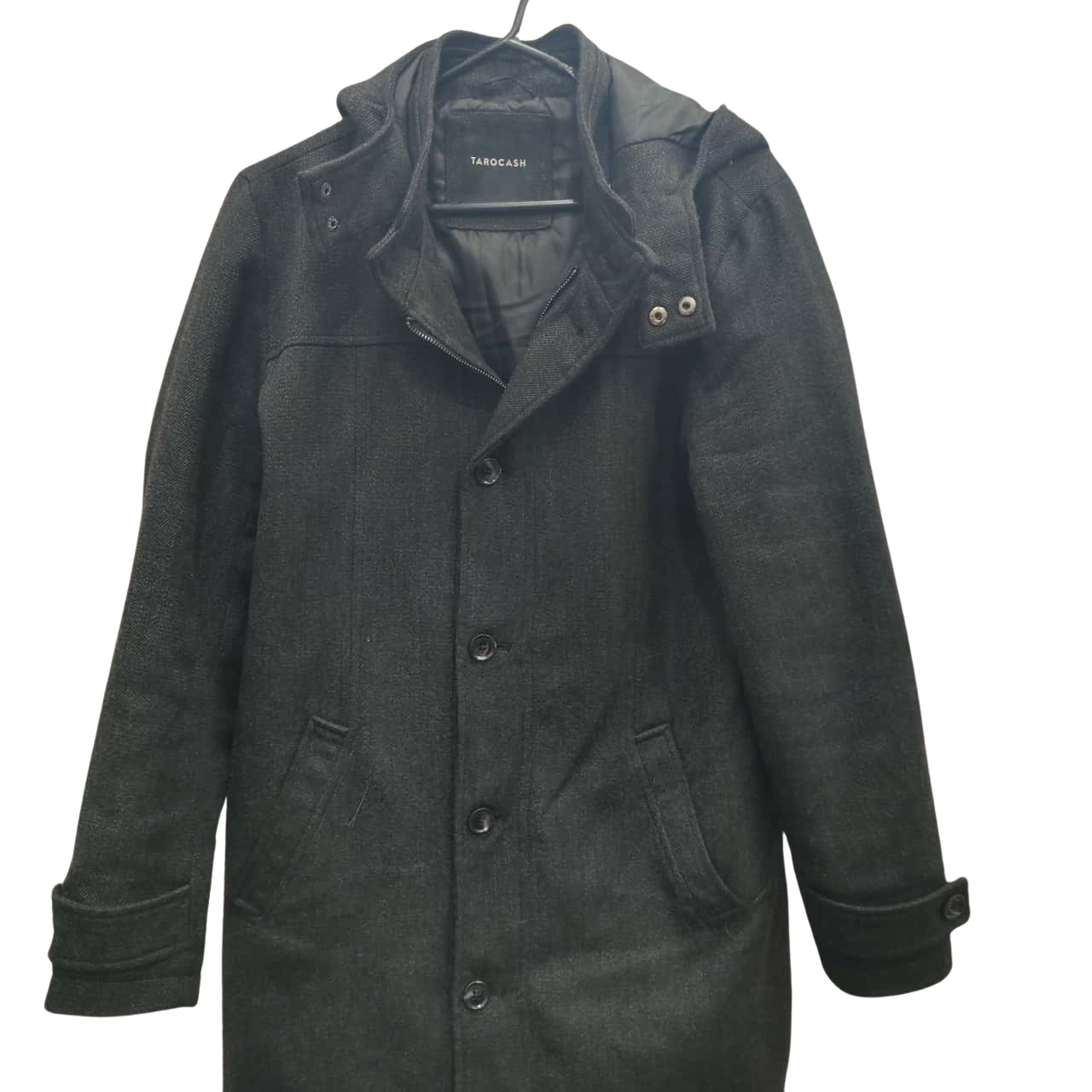Tarocash Mens Charcoal Coat Medium