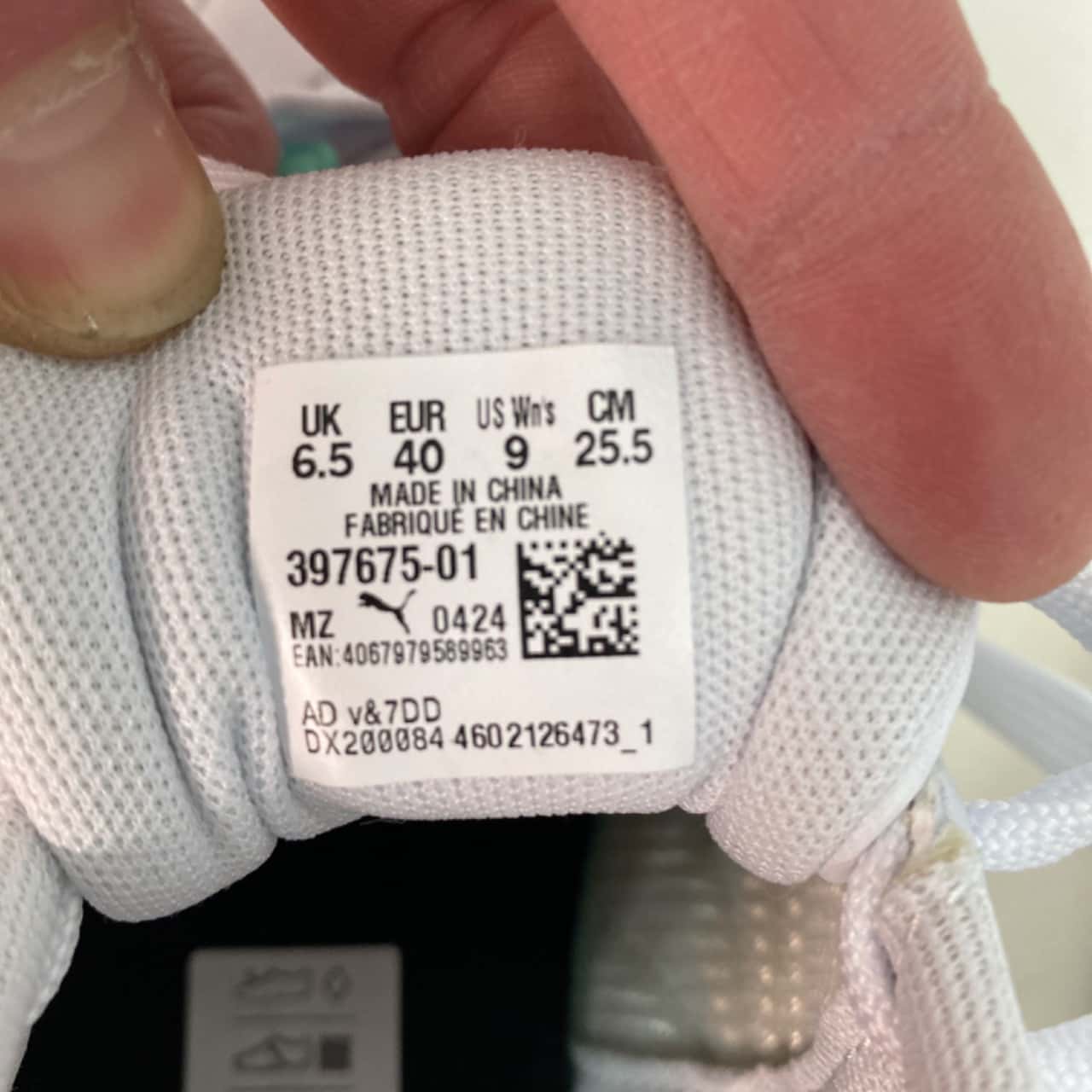 Puma Womens Trainers Size 9 Green / Pink / White (s)