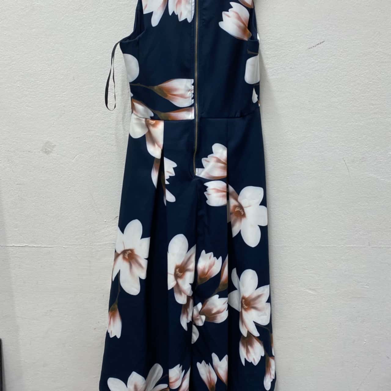 Caroline Morgan Women's Size 8 Maxi Dress / Short Sleeve Dress Navy ...