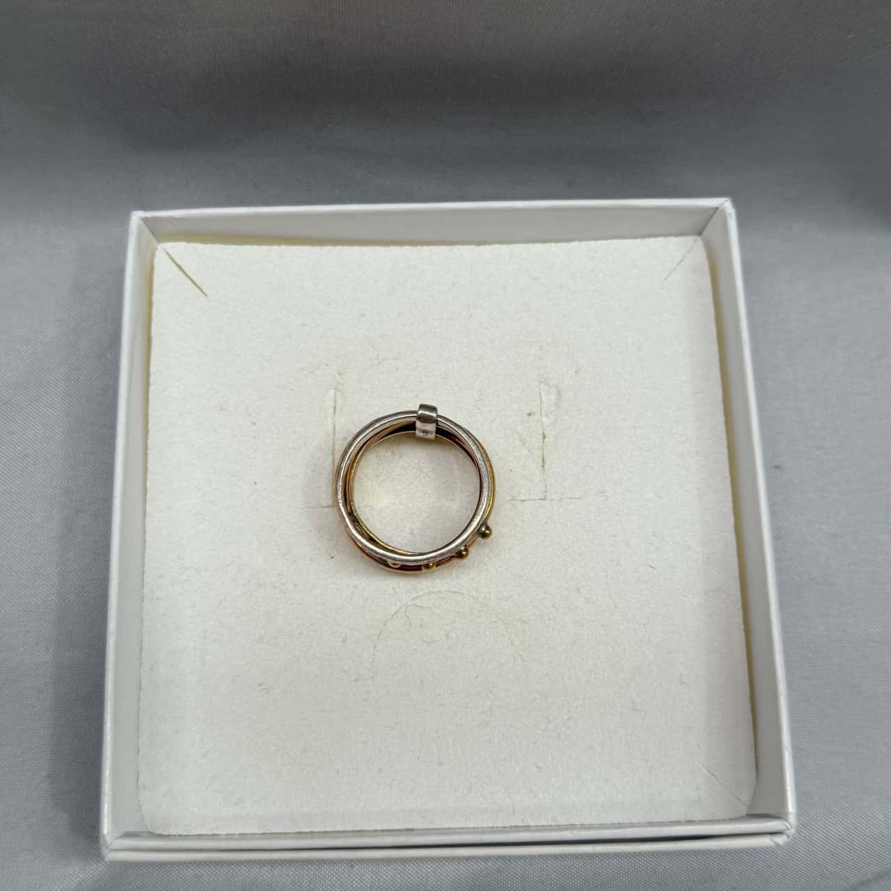 925 Silver 3 Toned Stacked Ring (s)