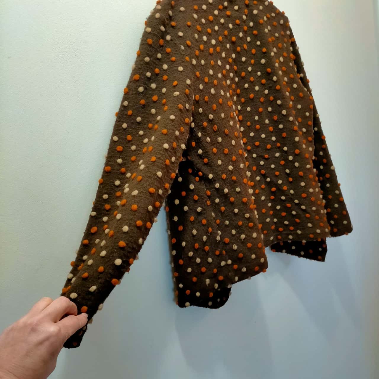 VINTAGE WOOL BLEND KALIKO JACKET Size 12 VGVC(s)