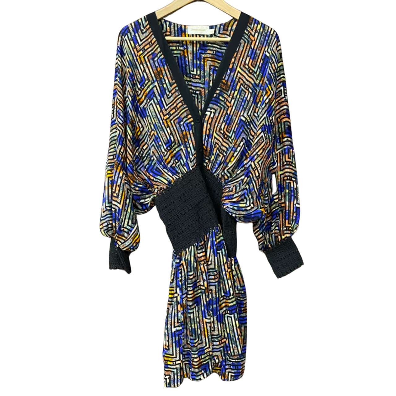 Zimmermann Womens Size 2 Multi-Coloured Pattern Silk Dress(s)