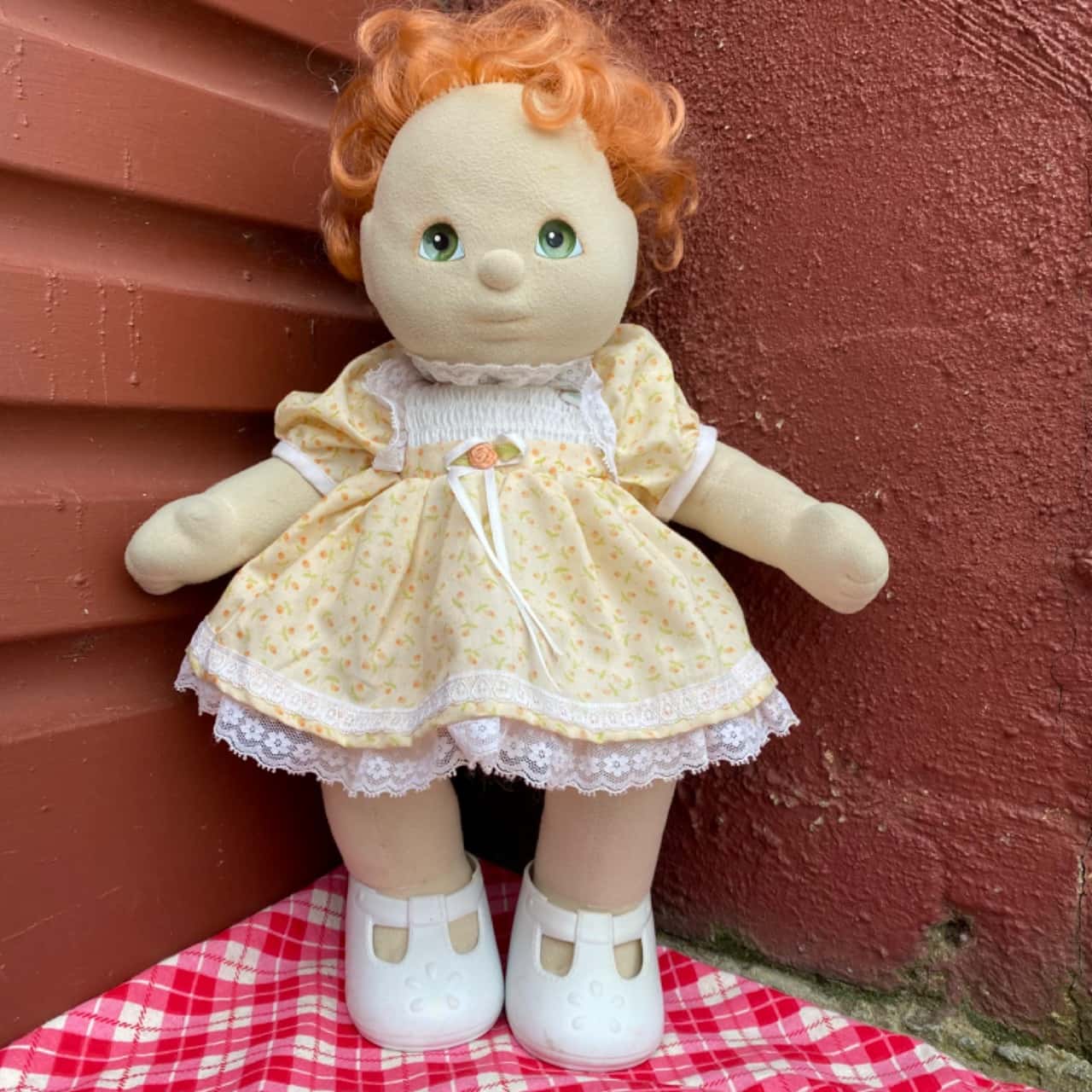 Mattel My Child doll Green eyed and ginger hair (s)