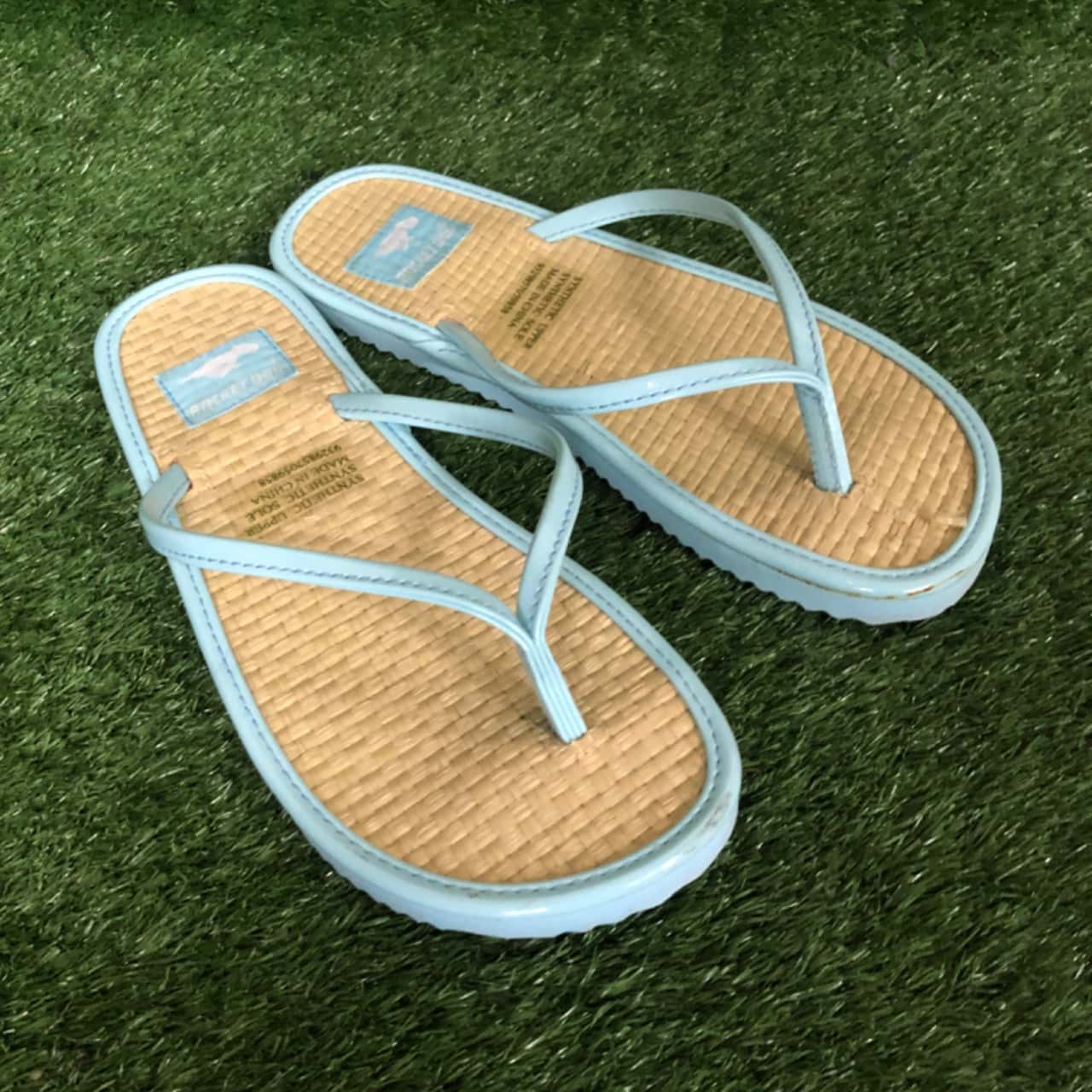 Rocket Dog Rizzo Light Blue Thongs (Size 6)(s)