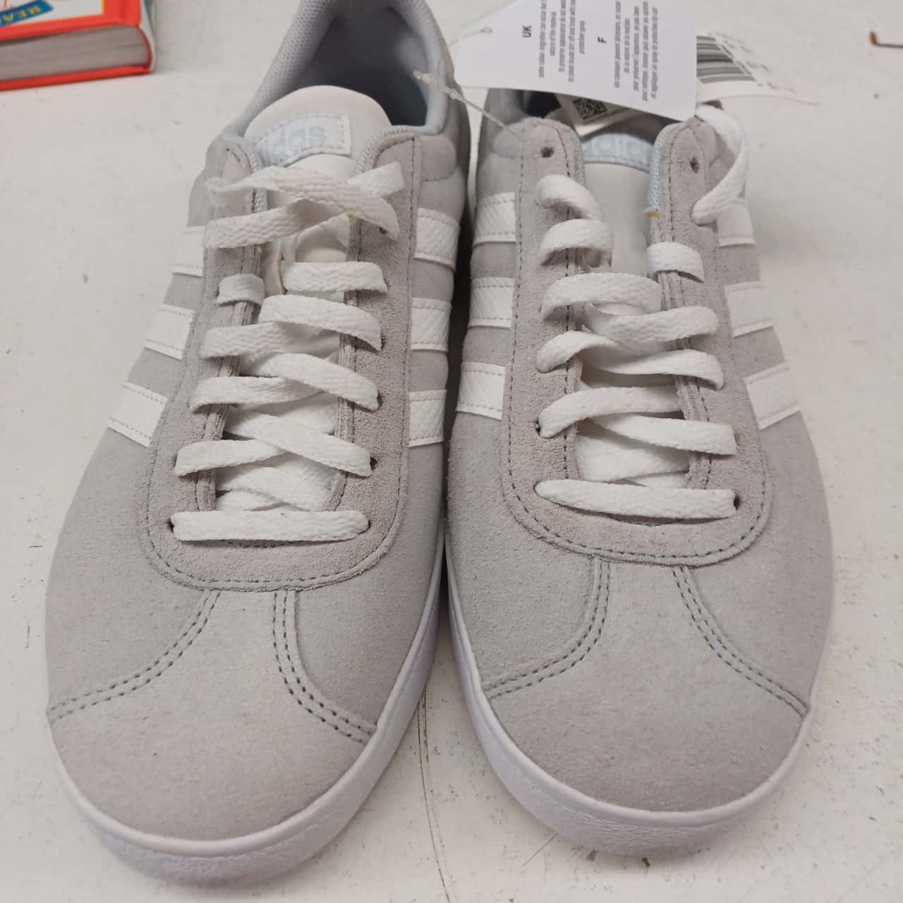 Adidas Mens Size 7 Silver Skateboarding Shoes (s)