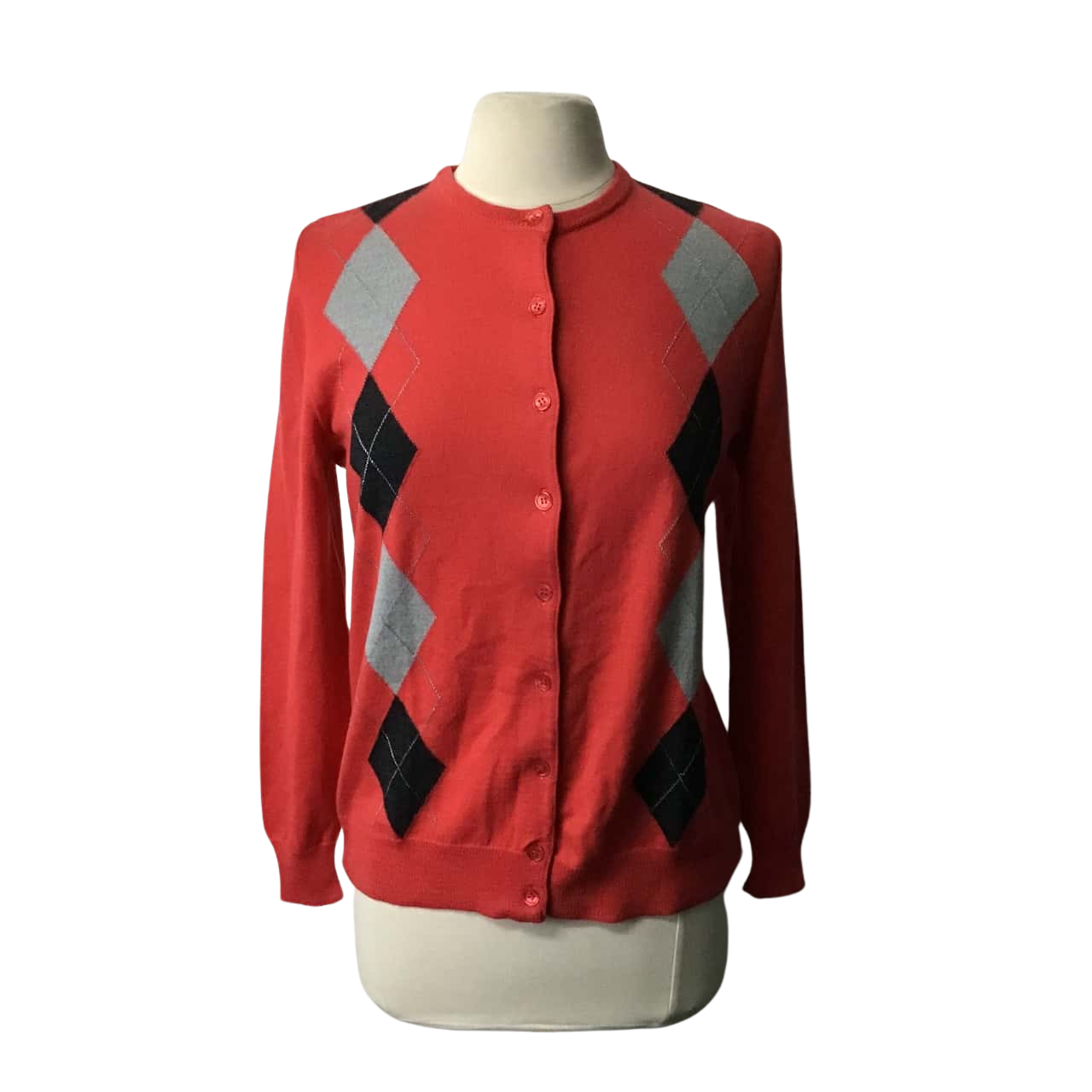 Basler Womens Size M Pure New Wool Coral Coloured Cardigan(s)