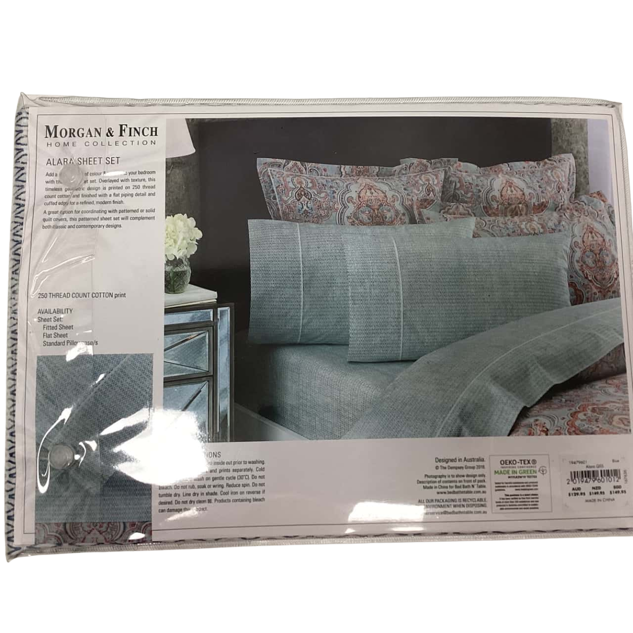 Morgan & Finch Alara Queen Bed Sheet Set (s) - New With Tags | Salvos ...