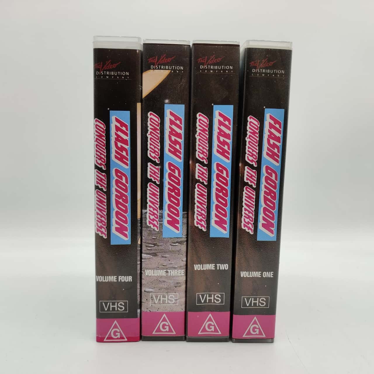 Flash Gordon Conquers The Universe - 4 Volume VHS Video Cassette Set ...