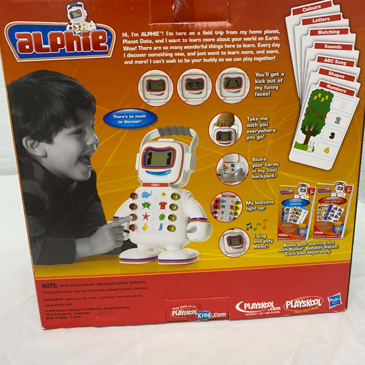 Playskool Alphie Talking Learning Robot with Numbers Boosters Pack