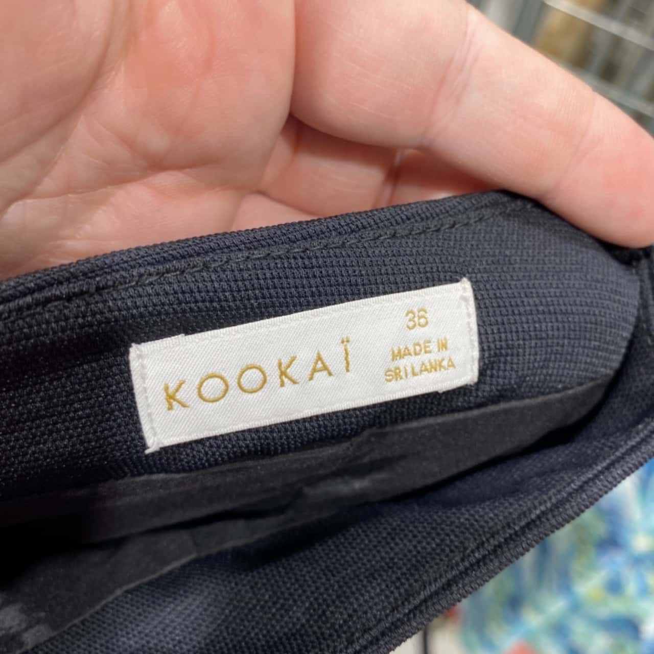 Kookai Hi Waisted Black Pants Size 36