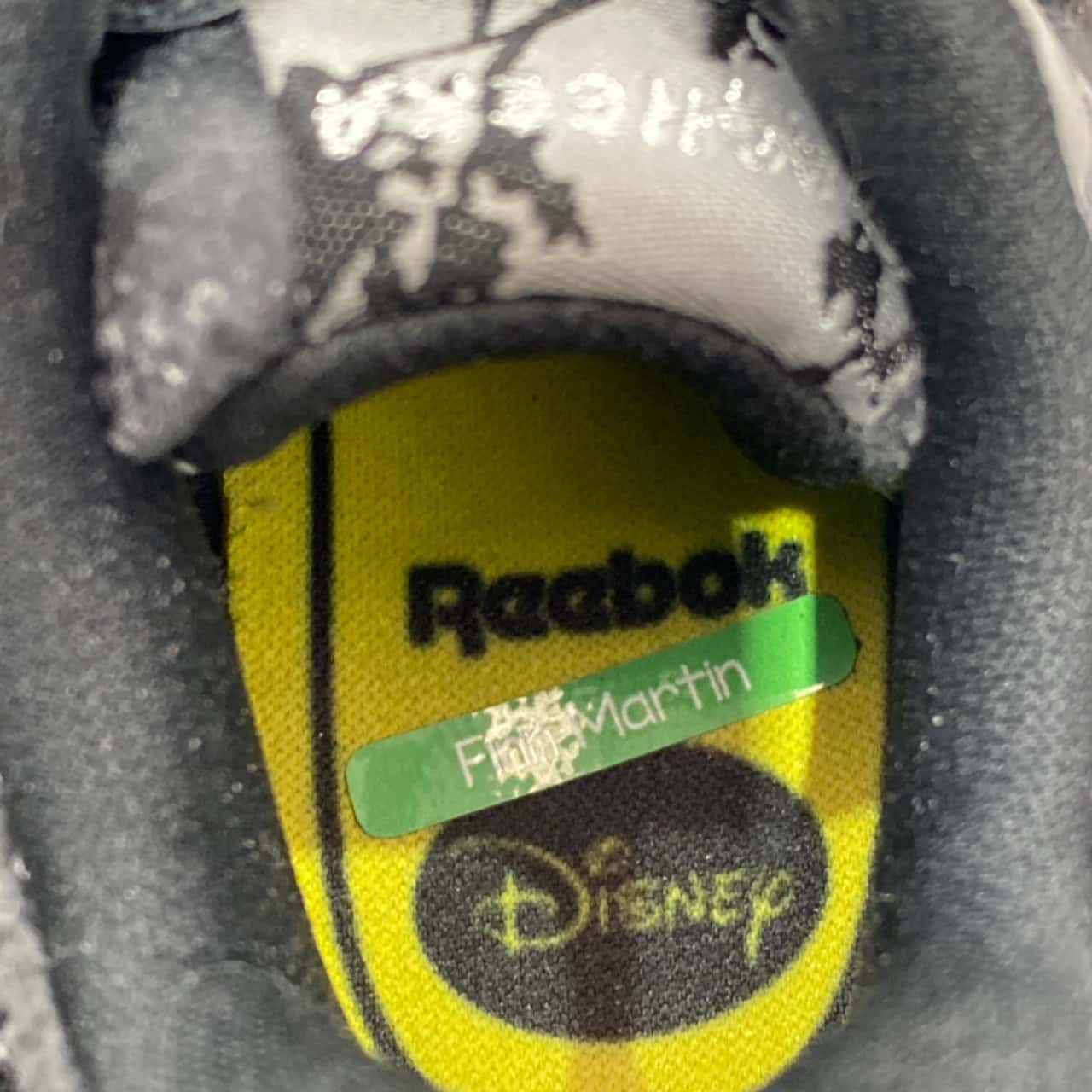Reebok Disney Kids Size 4 Jungle Book Bagheera Sneakers