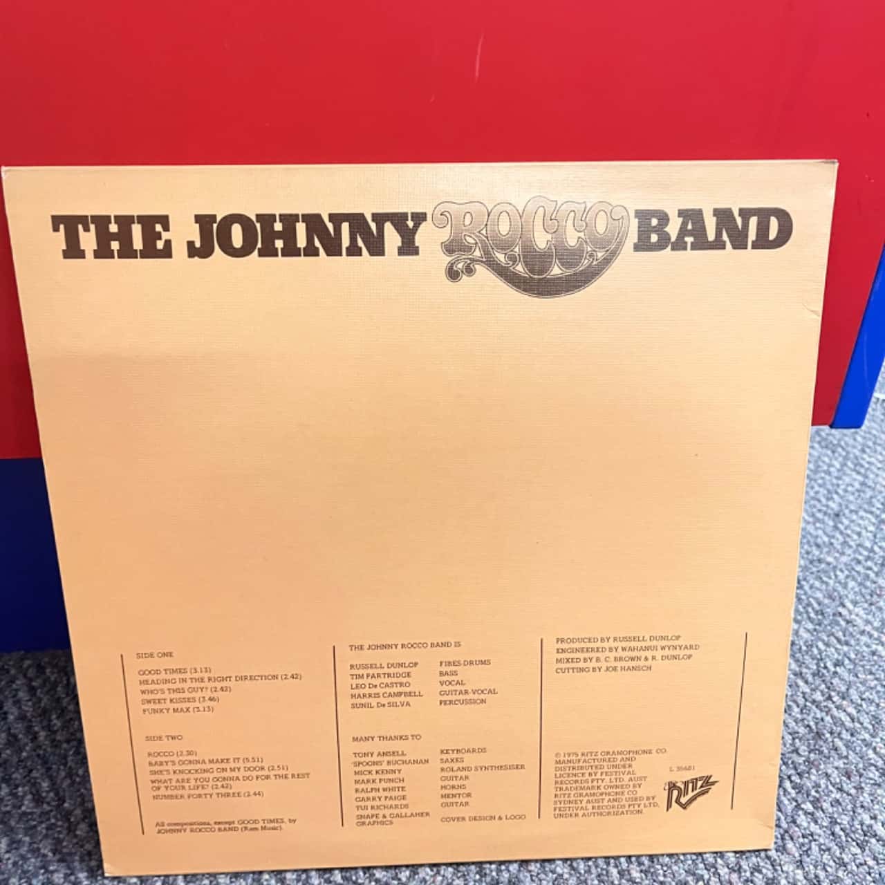 The Johnny Rocco Band* – Rocco PROMO