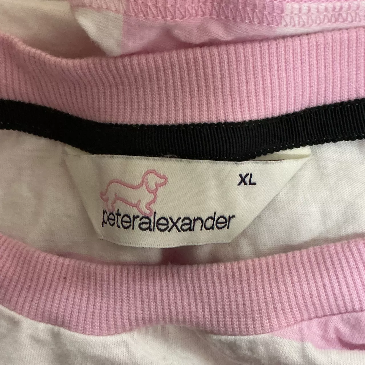 Peter Alexander Womens Size XL Pyjamas Pink / Striped / White (s)