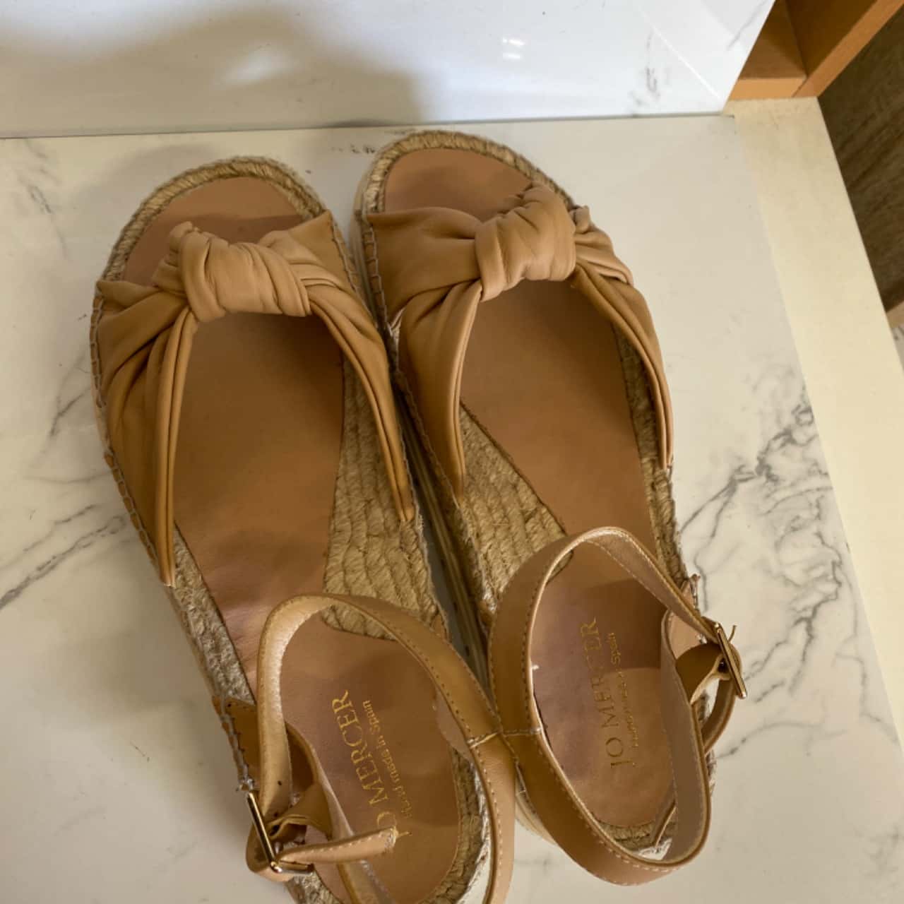 Jo Mercer Womens Size 41 Espadrilles Beige (s)
