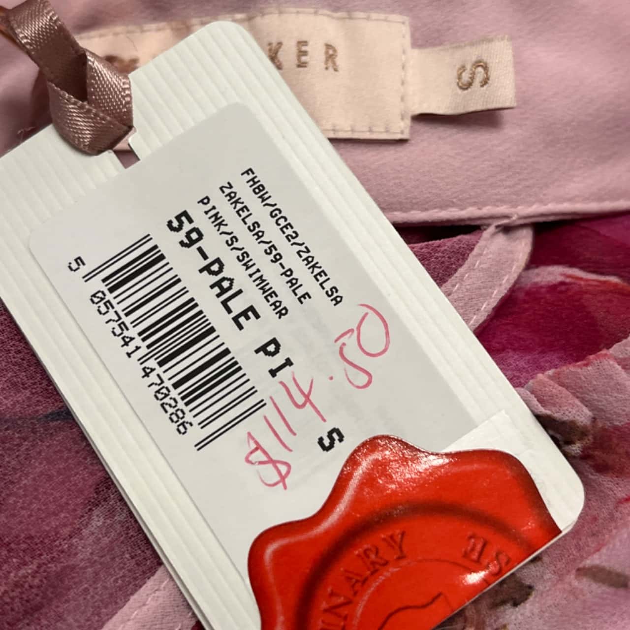 BNWT Ted Baker Sheer Dress/ beach throw over. ‘ Have fun in the sun ...