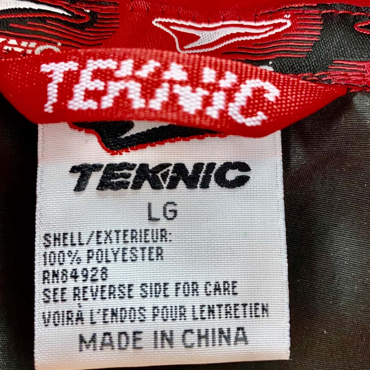 Teknic Racing Mens Red Short Sleeve Shirt Size L