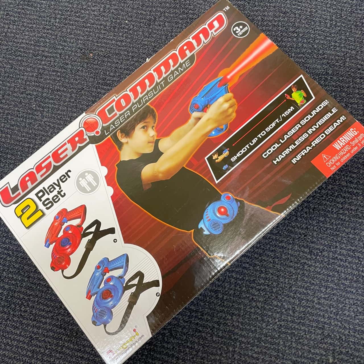 Laser Commando: laser pursuit game