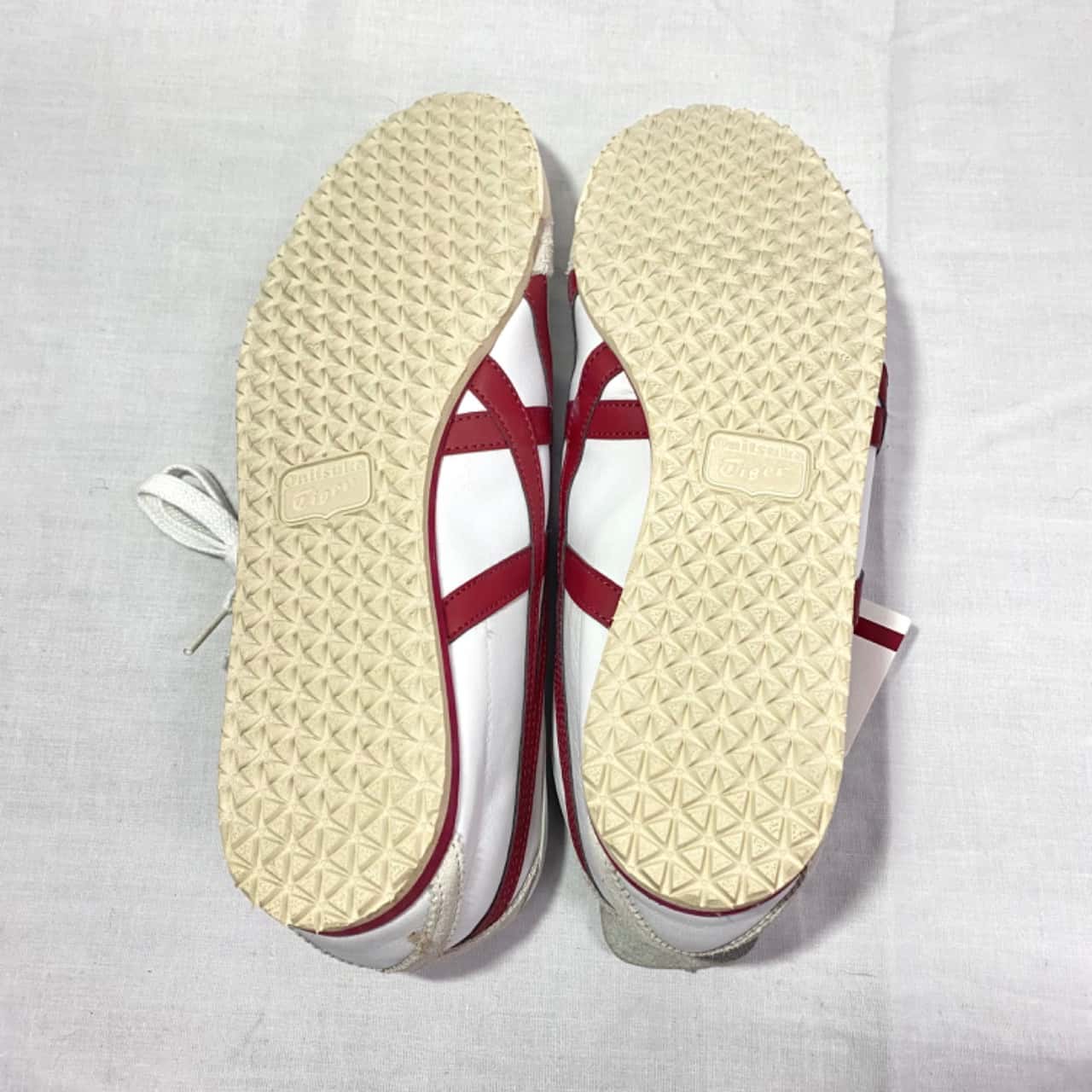 Onitsuka Tiger White / Maroon Trainers Size 9.5 (s) - New With Tags ...