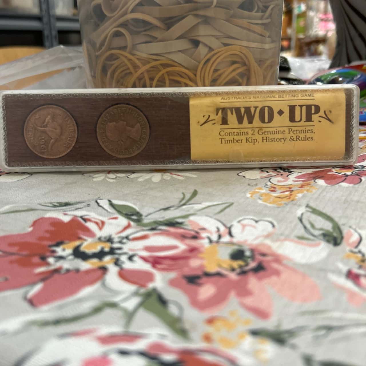 Two up contain 2 genuine pennies (b11)(s)